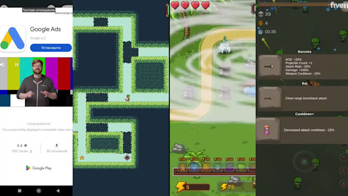 Develop game in unity for android, web, pc by Amfich | Fiverr
