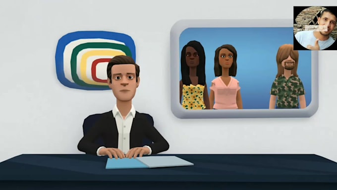 Edit a cartoon character video 3d by Khalid0078 | Fiverr