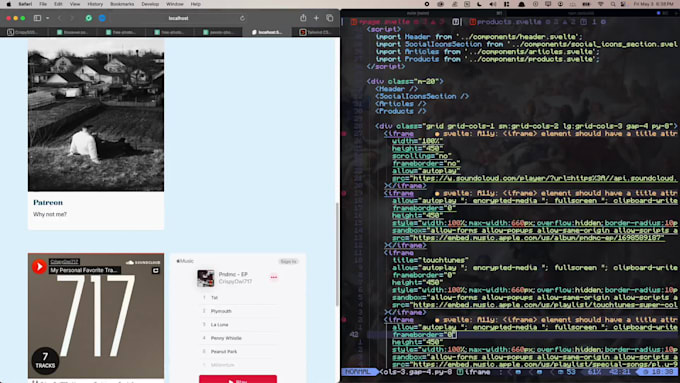 Create a custom linktree inspired landing page with svelte by Askcrispy | Fiverr