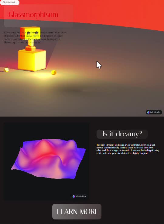 3d responsive website design that response to visitor by Marketing ...