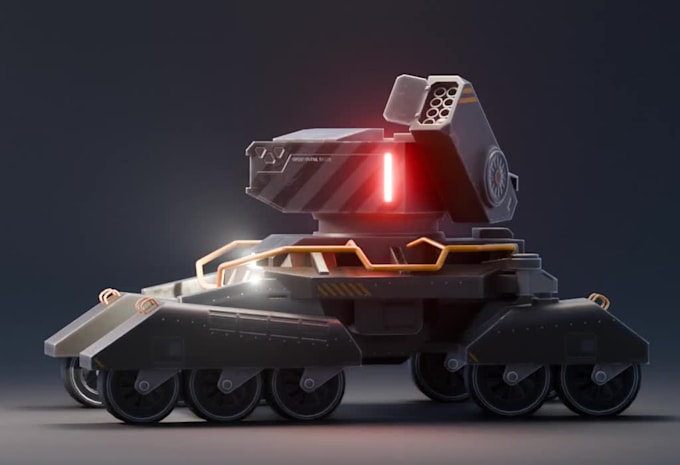 Design 3d war truck,heavy tank fleet,robot tank, modelling and ...