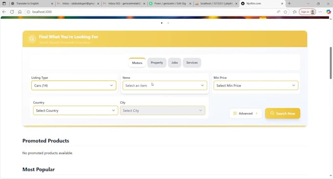 Develop a full stack web app using react nodejs and mysql by Geriscelm ...