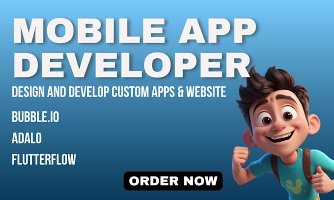 Be bubble io developer bubble io website bubble mobile app flutterflow adalo mvp by Jefferyelias ...