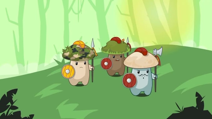 Make 2d cartoon animation for kids, animated short films, storytelling ...