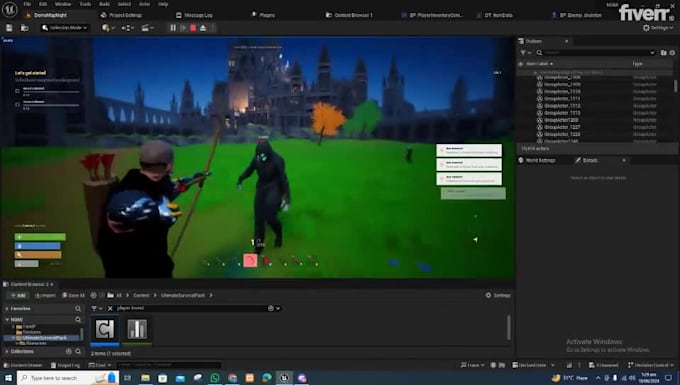 Develop unreal engine game development, unreal engine 5, unreal engine, ue4 game by Ethan_bakers ...