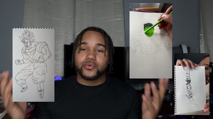 Draw portraits of any comic or anime character for you by Dae_art | Fiverr