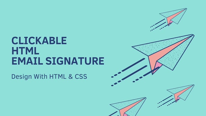 Create very unique html email signature or email template by Farid_i ...