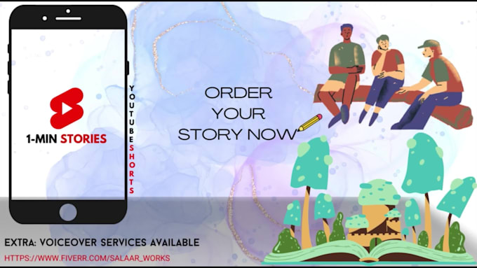 Write a 1 minute story for your youtube shorts by Salaar_works | Fiverr