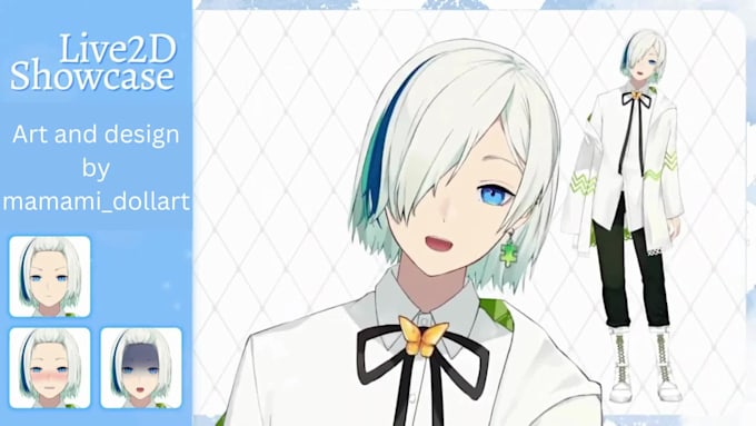 Draw and rig 2d vtuber model, 2d model, vtuber rigging, live2d vtuber ...