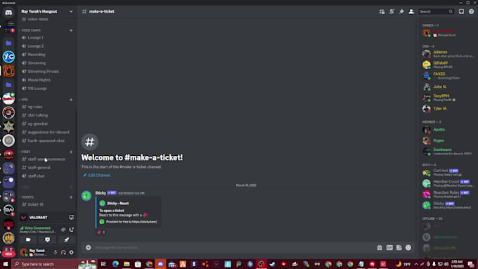 Create a discord server for you by Rayyurek | Fiverr