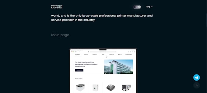 Create a landing page using react by Behruz91 | Fiverr
