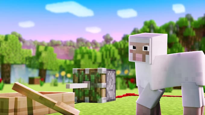 Create 3d minecraft animation, cinematic shorts, intros, story scenes ...
