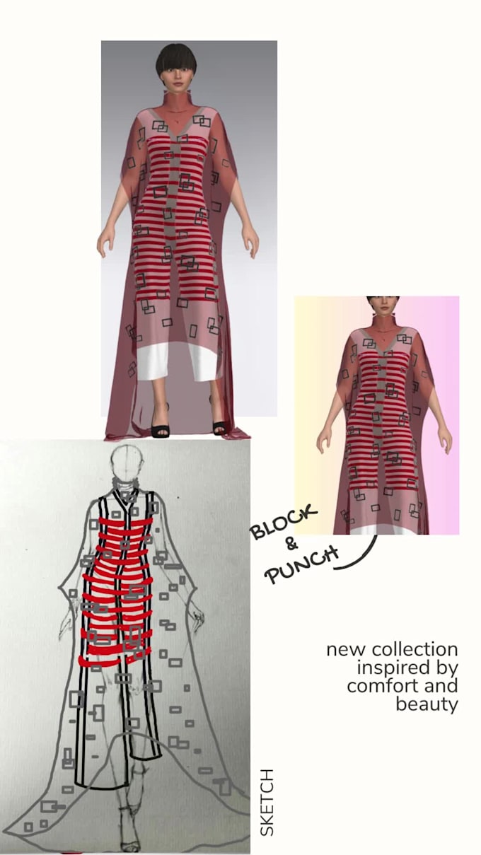 Make 3d clothing fashion by Shrabanipaul06 | Fiverr