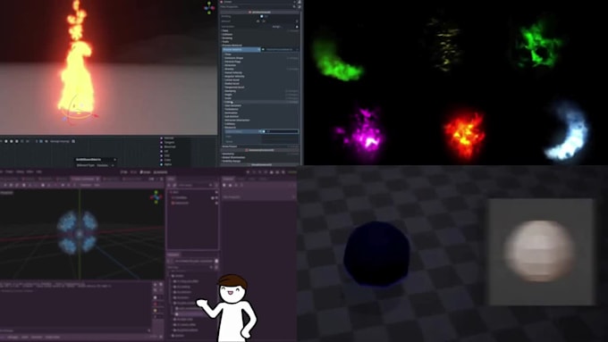 Create godot vfx and shaders for godot game engine by Dazoora | Fiverr