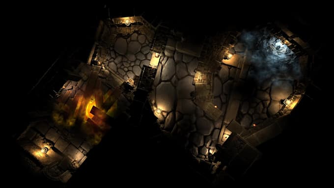 Make you a unique fantasy, rpg or dungeon animated battle map by ...