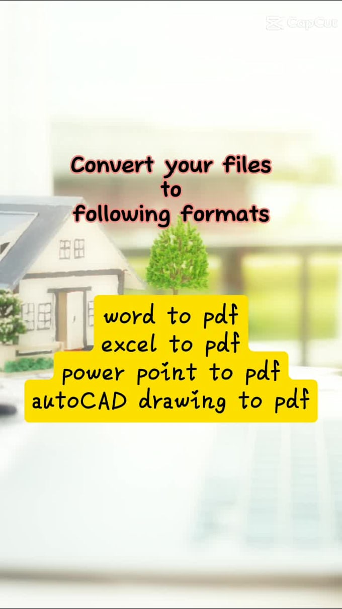 Convert jpg, word, powerpoint, excel, autocad dwg to pdf by Channa15130 | Fiverr