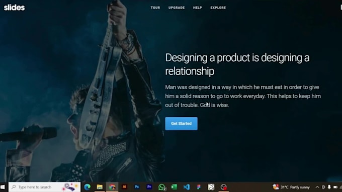 Design figma website ui and aesthetic landing page design by Azan31 ...
