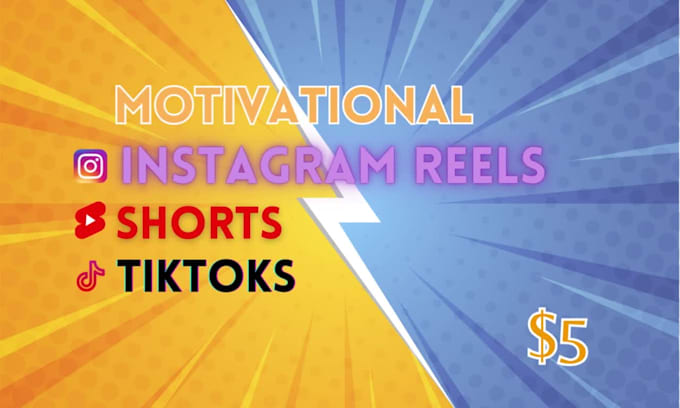 Create viral motivational reels, shorts and tiktok videos by Khuzaimaz | Fiverr