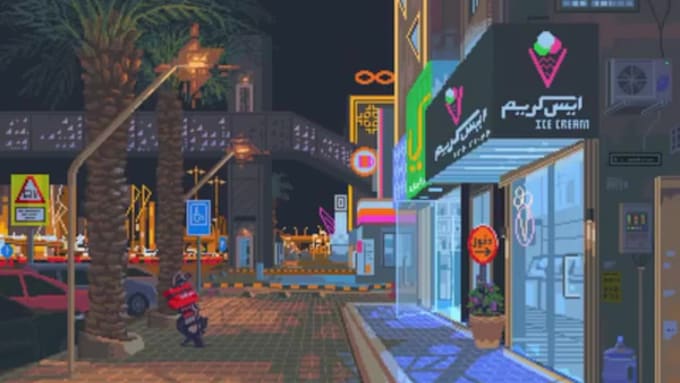 Create pixel art background, pixel tileset game art retro pixel art rpg ...