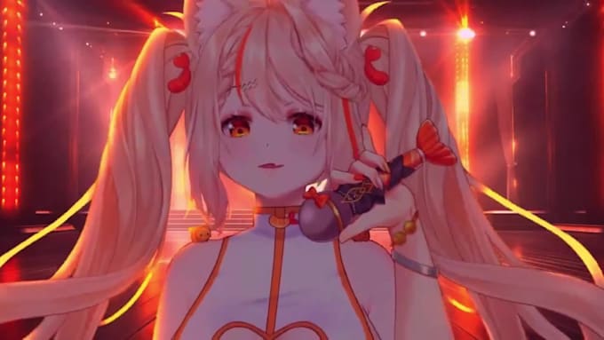 Design vtuber vseeface rig for streaming live2d, chibi, anime character ...