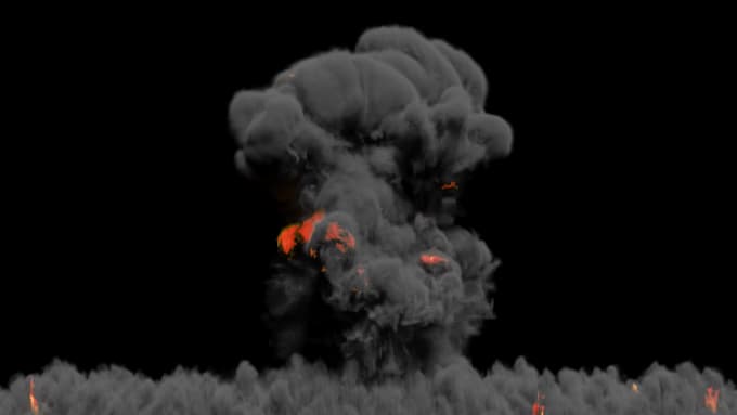 Do explosion and smoke simulation 3d effects in blender by ...