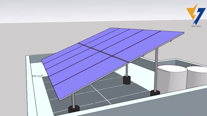 Design a solar pv plant with a shadow analysis report by ...