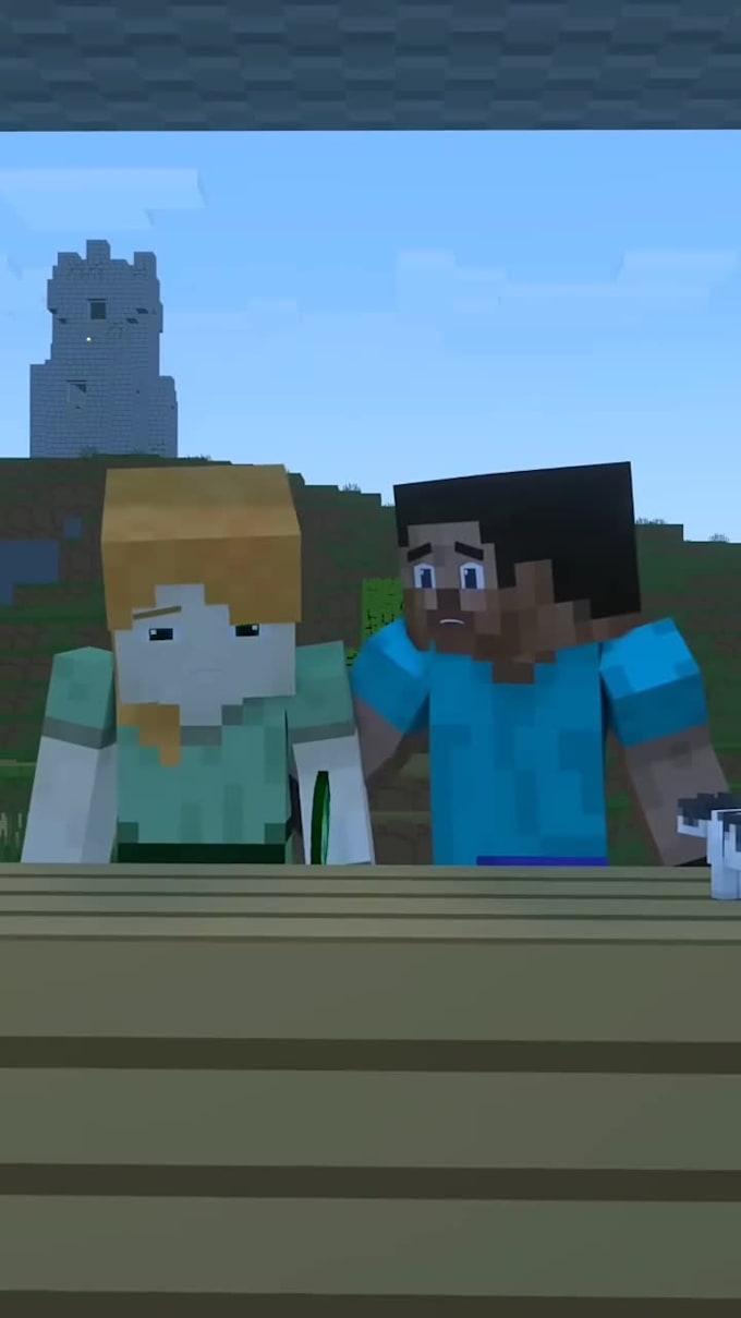 Create professional minecraft animations with cinematic shots for ...