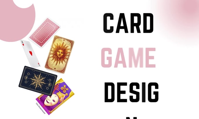 Draw custom card game card game design board game illustration tarot ...