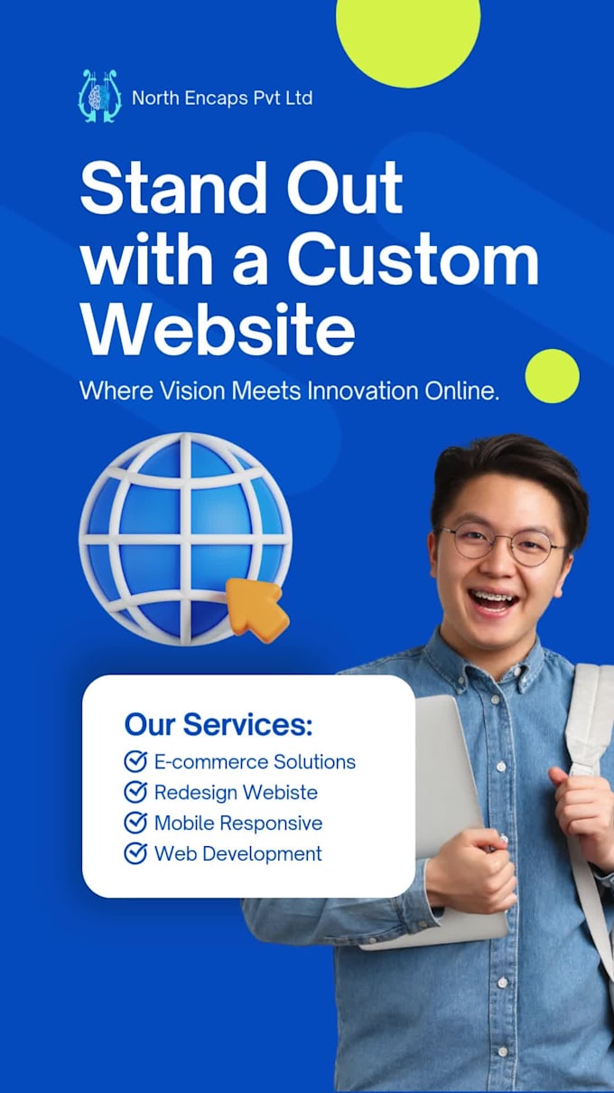 Create modern and responsive websites using the latest technologies by ...