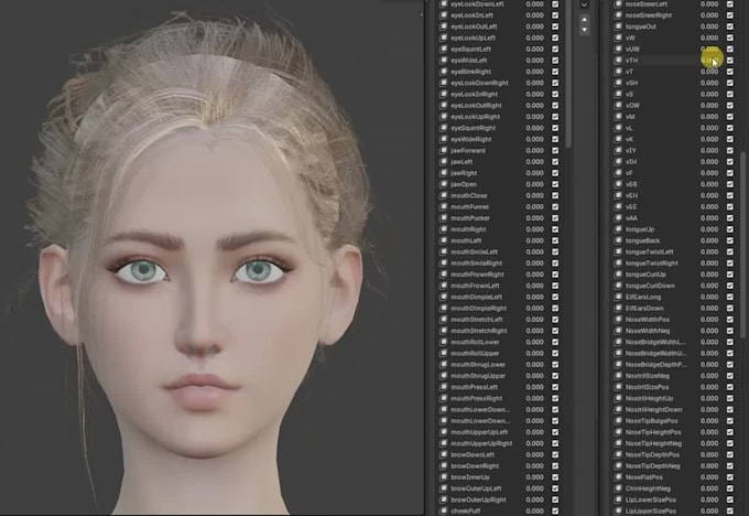 Make 52 arkit blendshapes for all in one facial rigging, mocap and animation by Sarjilarafat ...