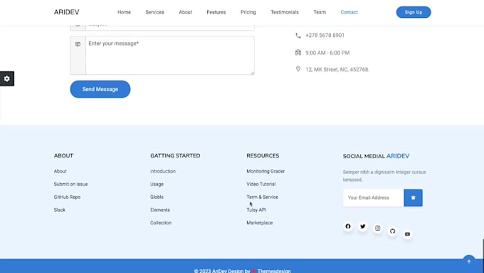 Build lading page minimalis and cool by Aricatech | Fiverr