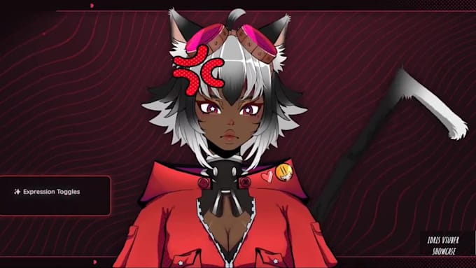 Design and rig pro live 2d model 2d vtuber design live 2d rigging vtube ...