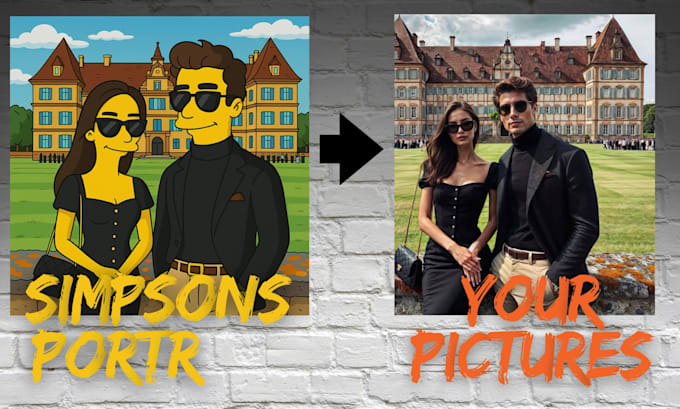 Draw you as a simpsons character by Customtribaltat | Fiverr