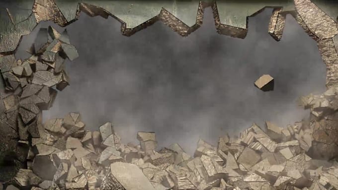 Make this terrific exploding wall logo or text reveal intro just by ...