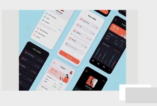 Do Attractive Mobile Ui Ux Design Or App Ui Ux Design By Amnaiqbal75 Fiverr