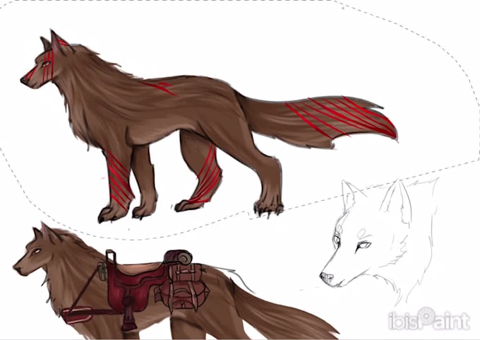 Make a character reference sheet by Noshibare | Fiverr