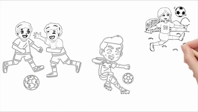 Create hd whiteboard animation video, explainer video, hand drawing ...