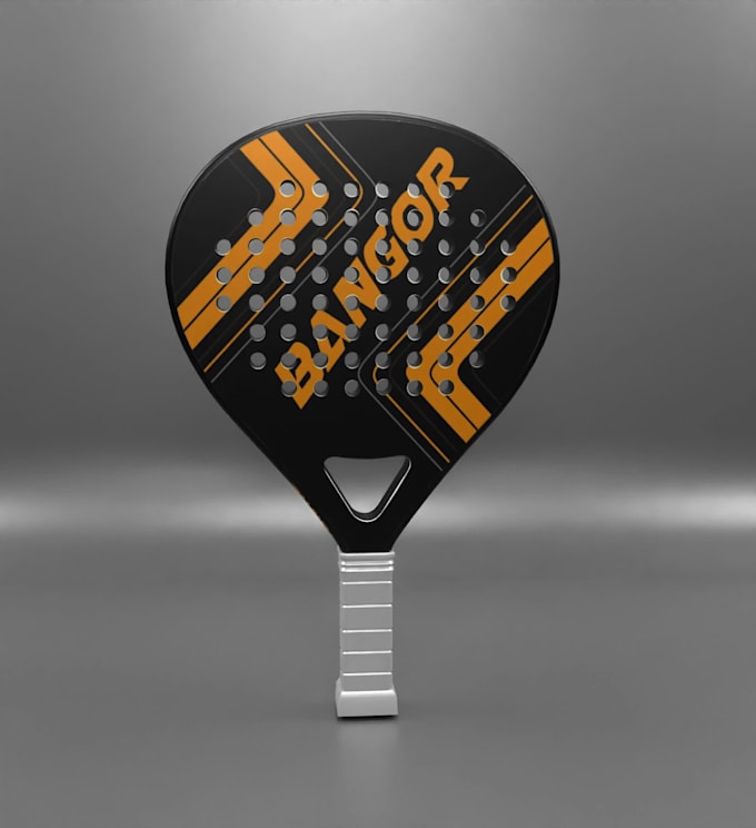 Make 3d padel racket designs for your brand by Nomans0hail | Fiverr