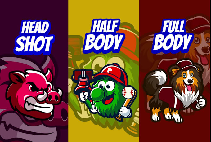Create a professional cartoon mascot logo in 24 hours by Sojirokun | Fiverr