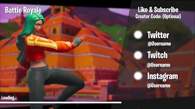 Create a fortnite custom loading screen by Adrianfernlopez | Fiverr