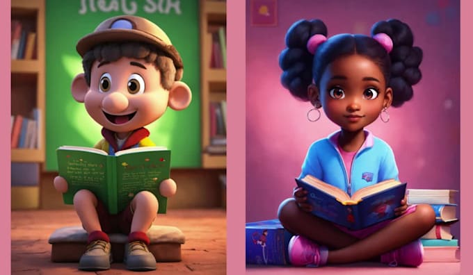 Do children story illustration, kids story book illustrstion, short ...