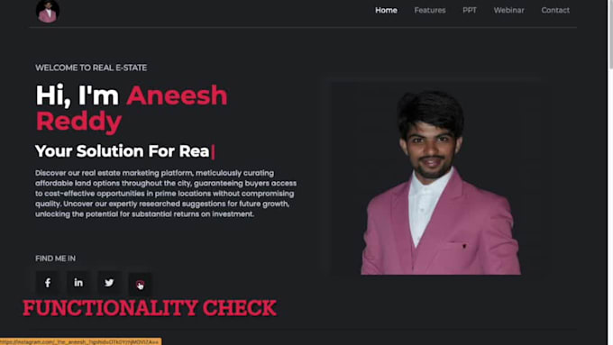 Be your front end developer using react js trending in it by Aneesh_reddy | Fiverr