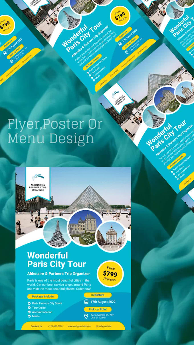 Design trendy customized flyers by Tahseen_mayo | Fiverr