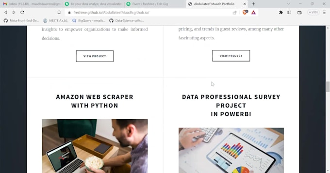 Empower your business with data visualization by Freshiwe | Fiverr