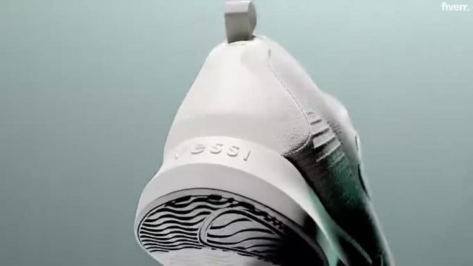 Create realistic 3d sneakers animation 3d shoe render 3d shoe model by ...