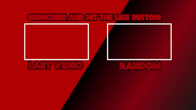 Make you a custom outro and intros for youtube by Zyon34 | Fiverr