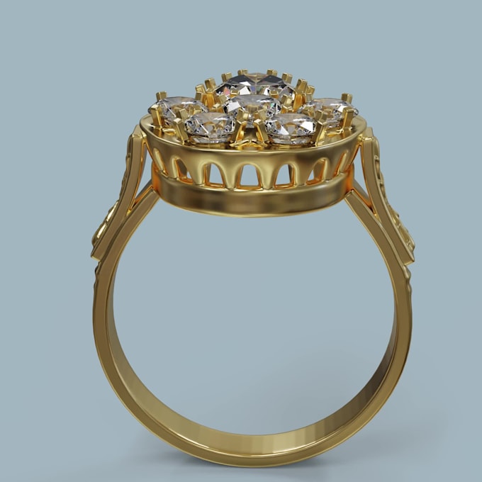 Make 3d jewelry cad designs, stl models, realistic renderings and 360 ...