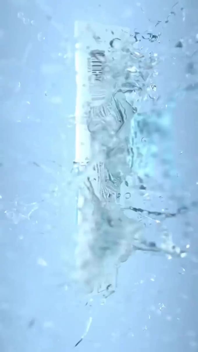 Render 3d water simulation, 3d fluid animation, 3d liquid animation by ...