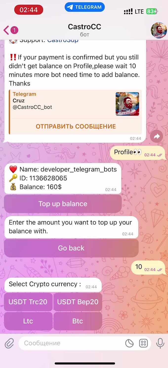 Create A Custom Telegram Bot By Developer Tgbot Fiverr