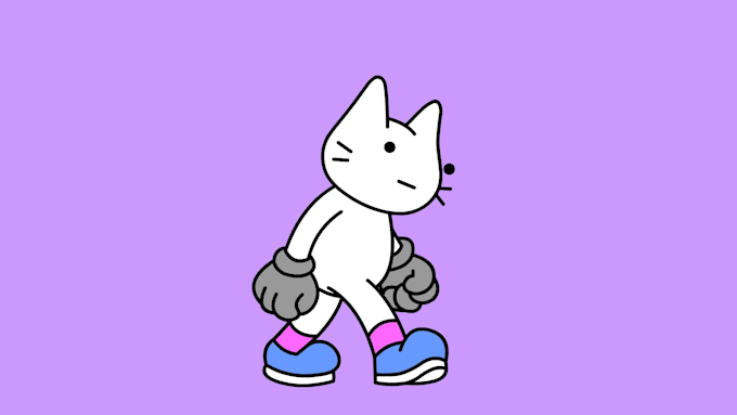 Make 2d animated nft and gif of you character by Kartoonics | Fiverr